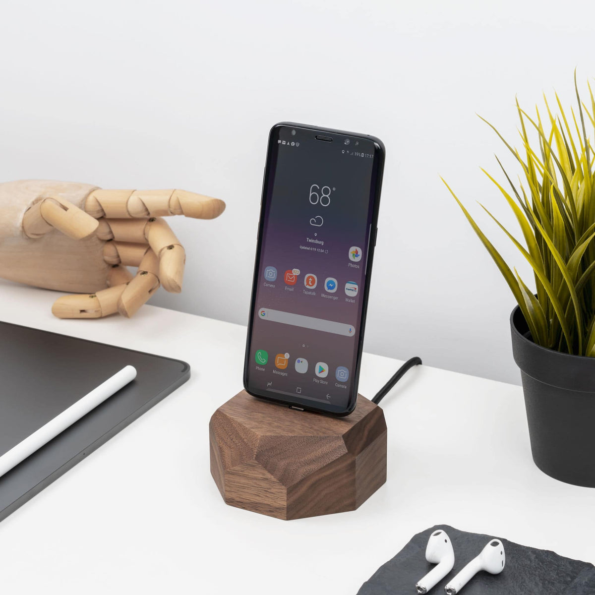 Android Dock Walnoot | USB-C | by Oakywood – GreenEpics