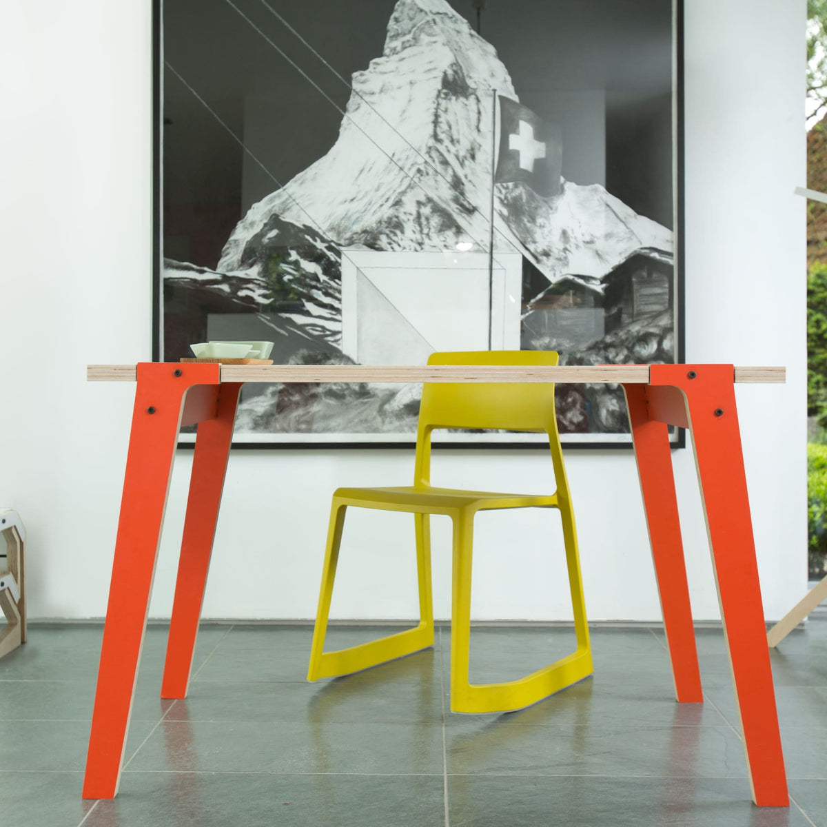 Switch Tafel Mid | Berken multiplex | 150x75x75 cm | Switch Table Mid ...